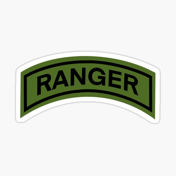 "Subdued Ranger Tab" Sticker for Sale by SoupSandwitch | Redbubble