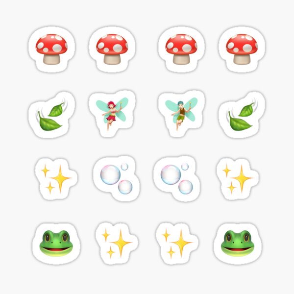 "Cottage Core Apple Emoji Pack" Sticker for Sale by PathfinderCP ...