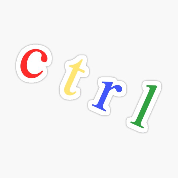 "CTRL SZA" Sticker by wexler | Redbubble