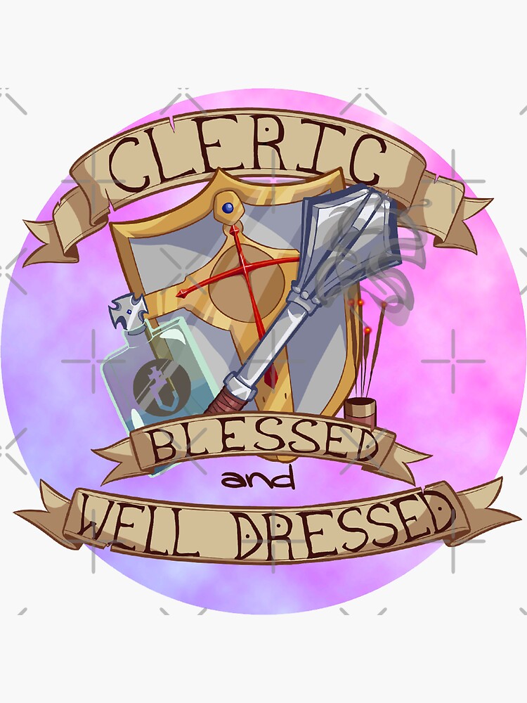 "Blessed and Well Dressed" Sticker for Sale by Matte-Bat | Redbubble