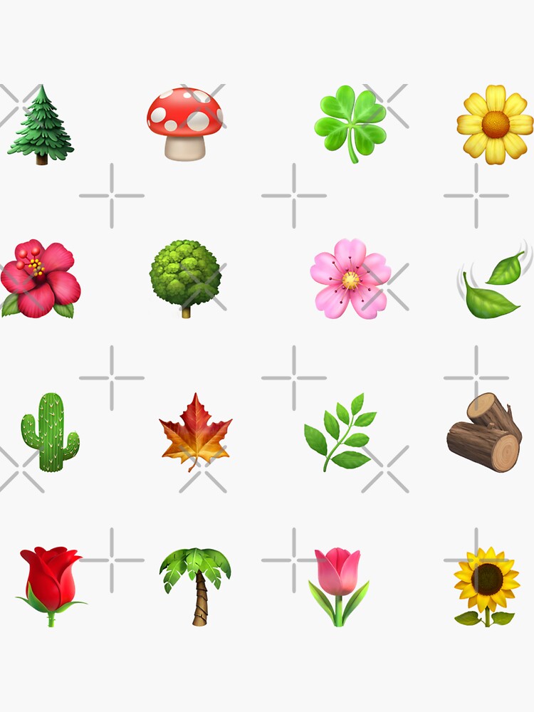 "Nature Apple Emoji Pack" Sticker for Sale by PathfinderCP | Redbubble