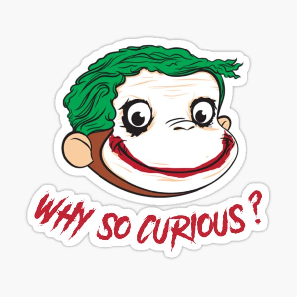 "Why So CuriouS " Sticker for Sale by Tema01 | Redbubble