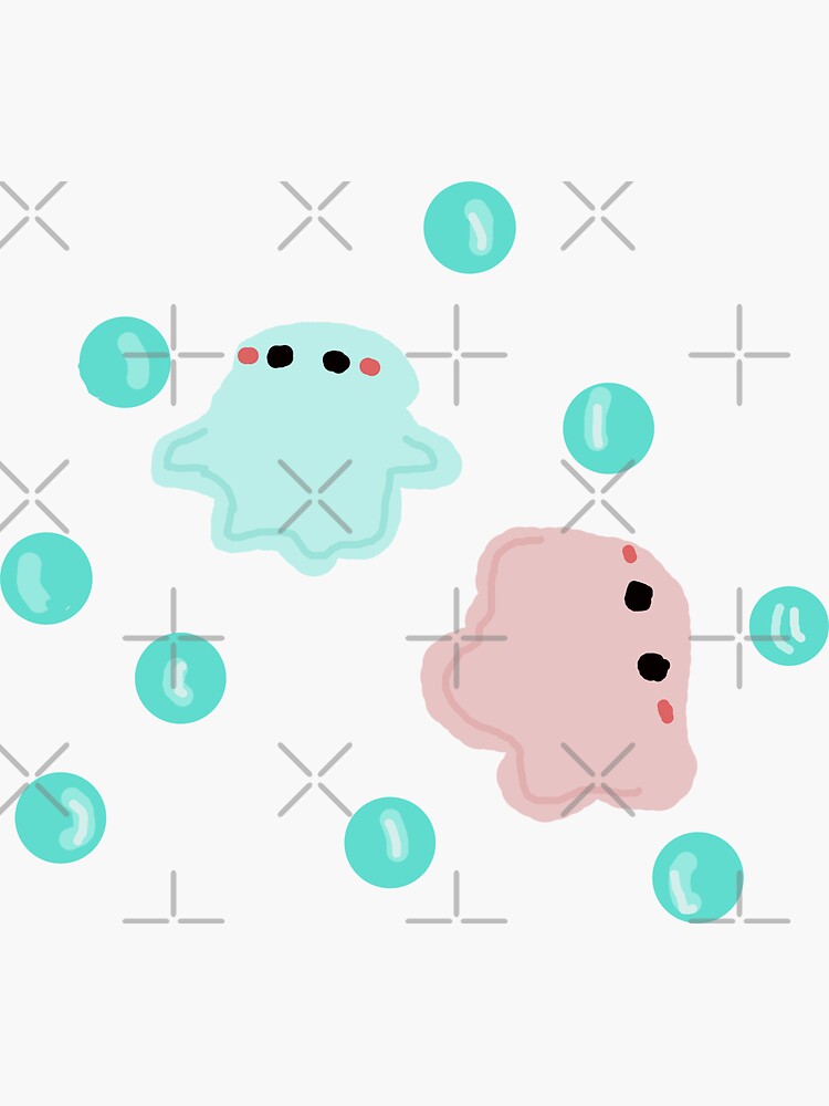 "SEA BLOBS- Sea creature design" Sticker for Sale by tinasartstuff | Redbubble