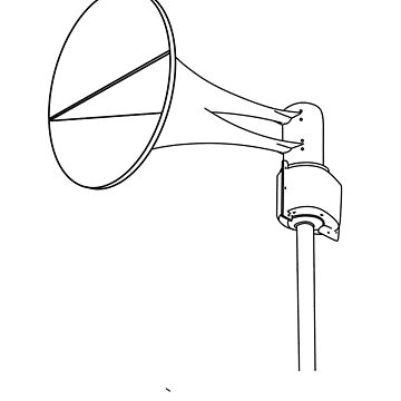 "ACA hurricane 130 Siren with round horn " Art Print for Sale by ...
