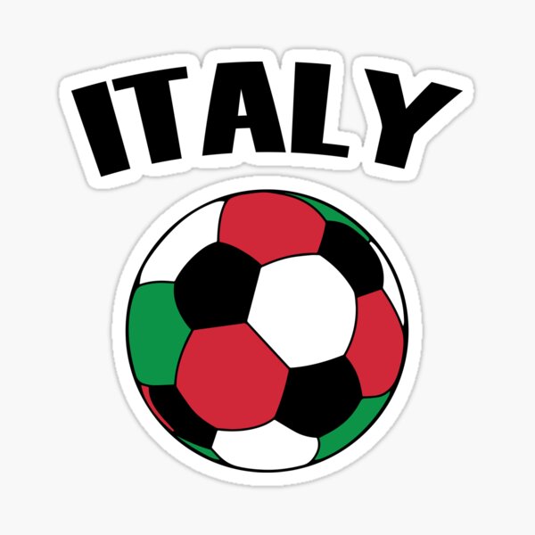 "Italia Calcio - Italy Football- Soccer Ball" Sticker for Sale by ...