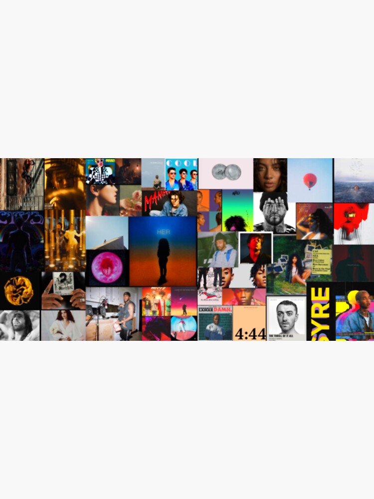 "RnB/ Pop Artist of 2020 Collage " Sticker for Sale by DaAesthetics ...