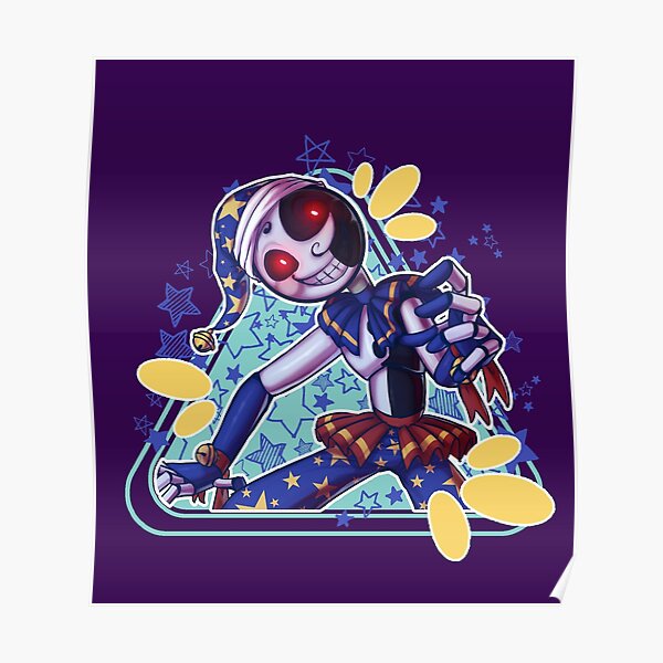 "Moondrop - FNAF Security Breach" Poster for Sale by AriPDibujos ...