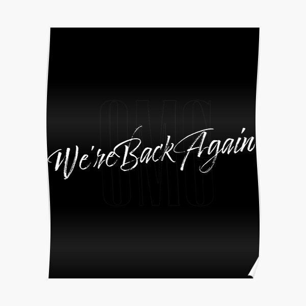 "Backstreet Boys – OMG We're Back Again" Poster for Sale by ...