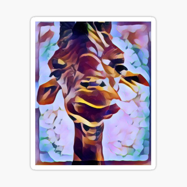 "Giraffe Logo - Giraffe Silouhette - Moody Giraffe " Sticker for Sale ...