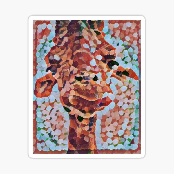 " Giraffe Logo - Giraffe Silouhette - Moody Giraffe " Sticker for Sale ...