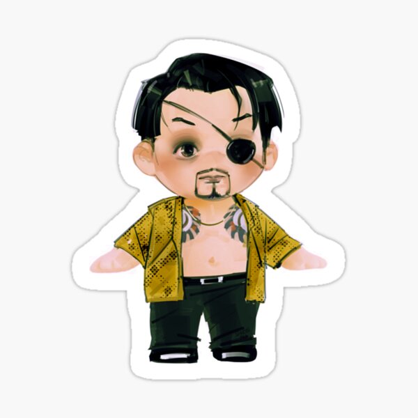 "kewpie majima" Sticker for Sale by ShirinAli | Redbubble