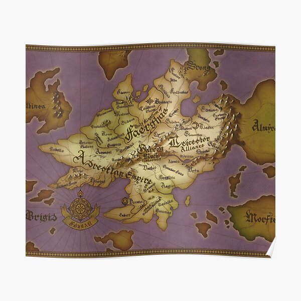 "Fire Emblem Fodlan Map" Poster for Sale by TJoker99 | Redbubble