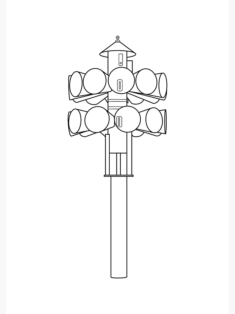 "2t22 Federal Signal siren" Sticker for Sale by TheYellowSiren | Redbubble