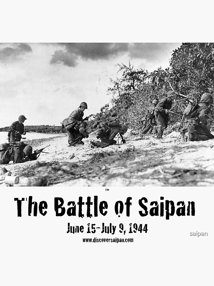 "Battle of Saipan 75th Anniversary (1944 to 2019)" Sticker for Sale by ...