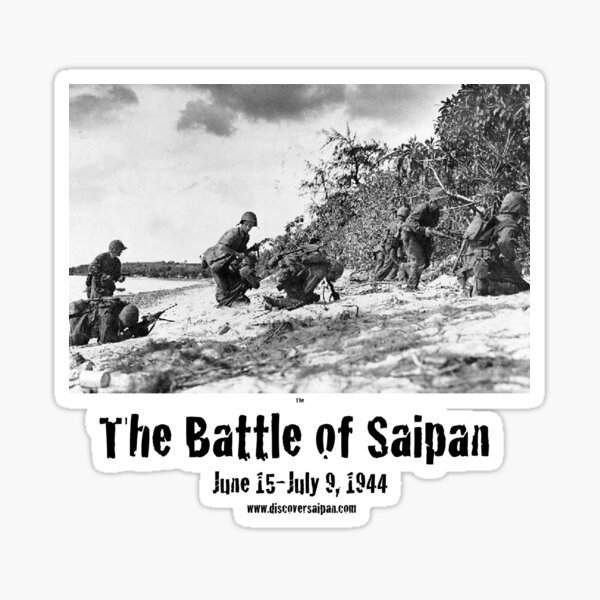 "Battle of Saipan 75th Anniversary (1944 to 2019)" Sticker for Sale by ...