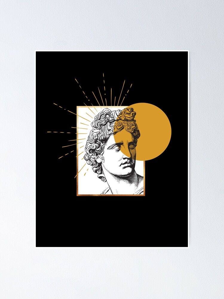 "Sun God Apollo Greek Mythology" Poster for Sale by AmphoraGhost ...