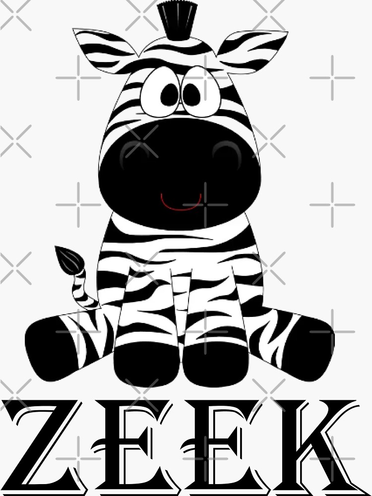 "Zeek" Sticker for Sale by Diverseideas | Redbubble