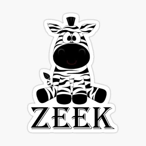 "Zeek" Sticker for Sale by Diverseideas | Redbubble
