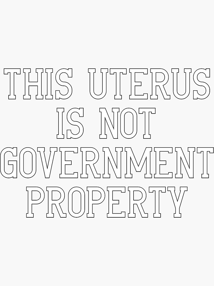 "Not Government Property" Sticker for Sale by raincityruckus | Redbubble