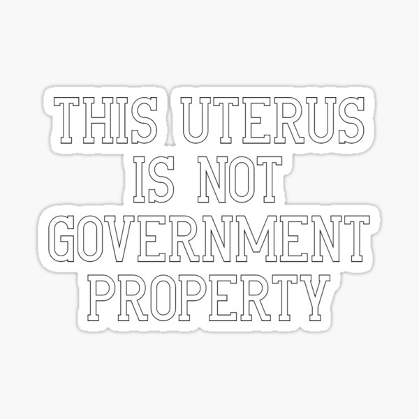 "Not Government Property" Sticker for Sale by raincityruckus | Redbubble