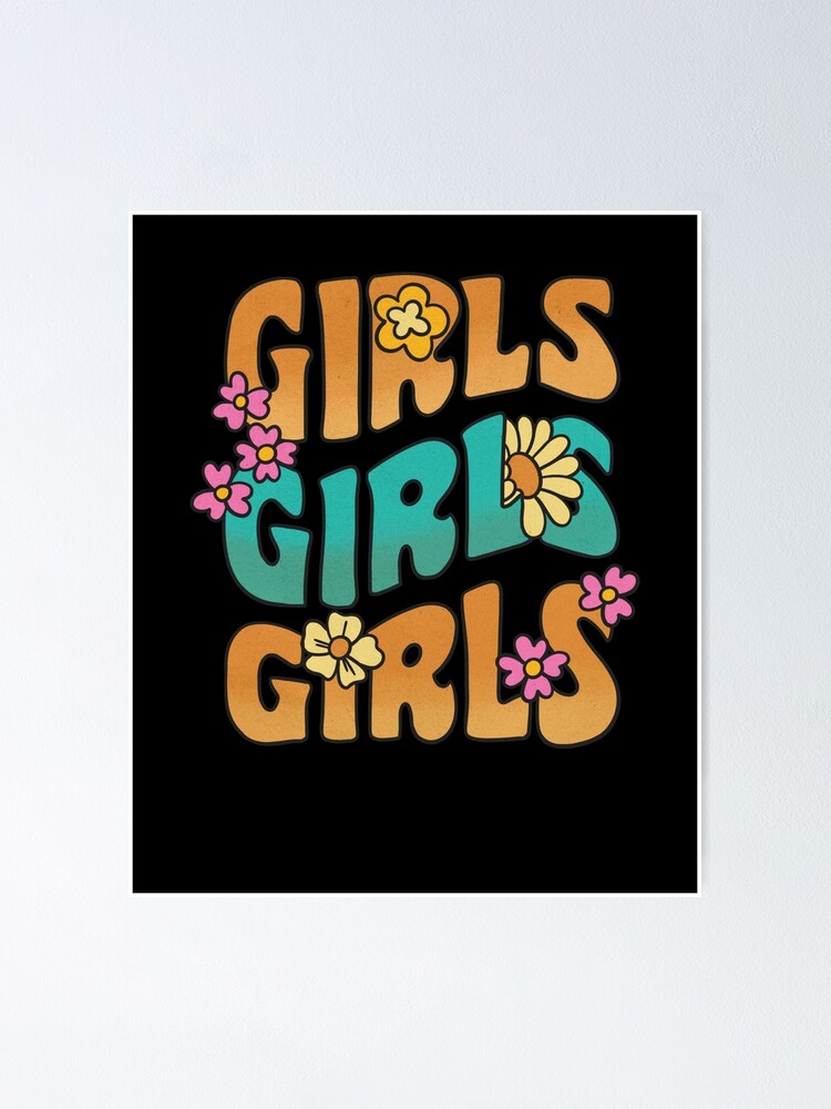 "Girls, Girls, Girls" Poster for Sale by Pstawicki | Redbubble