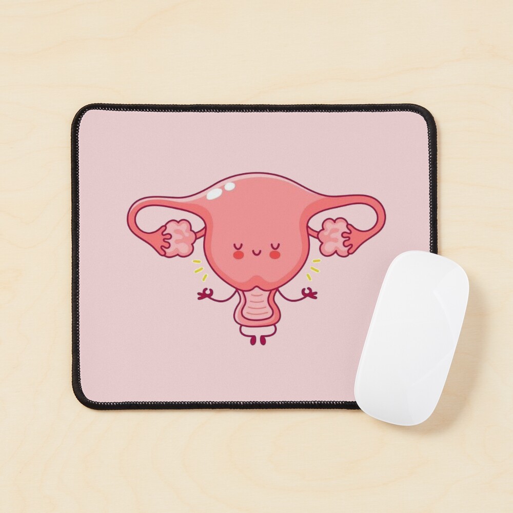 "Funny female reproductive system || Hand drawn uterus || womb female ...