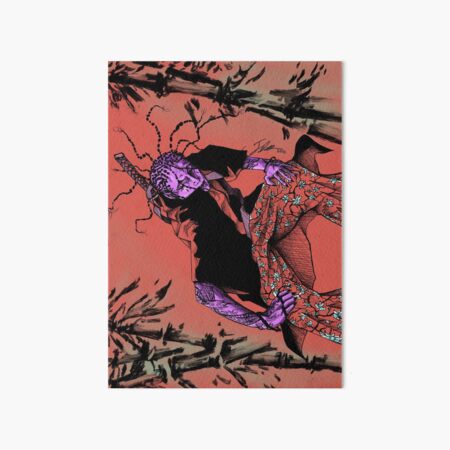 "Trippy Samurai Warrior (colored manga art)" Art Board Print for Sale ...