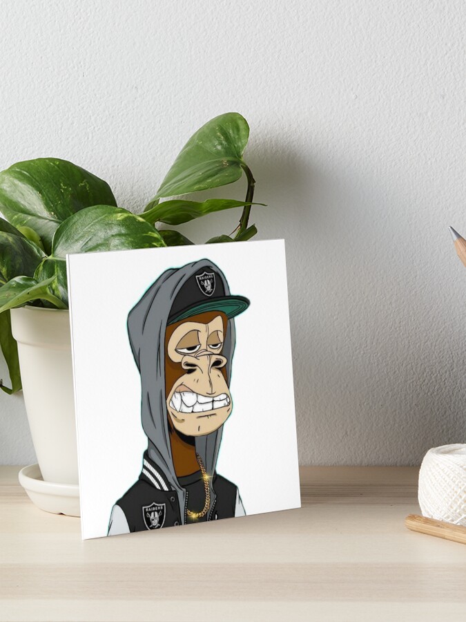 Lámina rígida for Sale con la obra «simio NFT» de kahskie | Redbubble