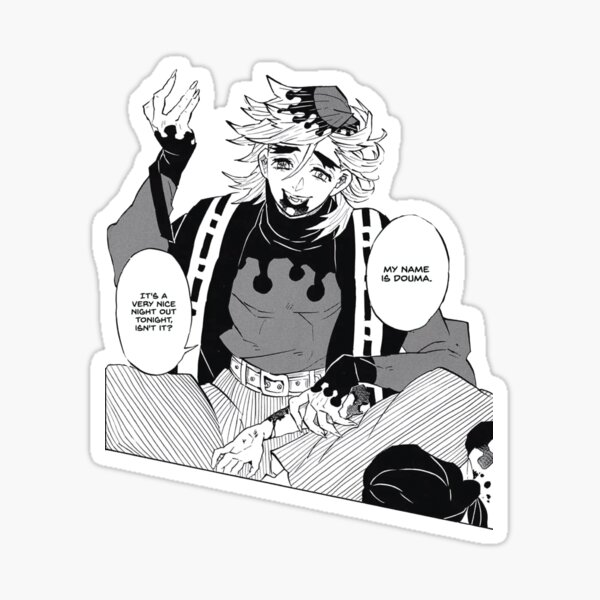 "Demon Slayer Doma" Sticker for Sale by Emi09 | Redbubble