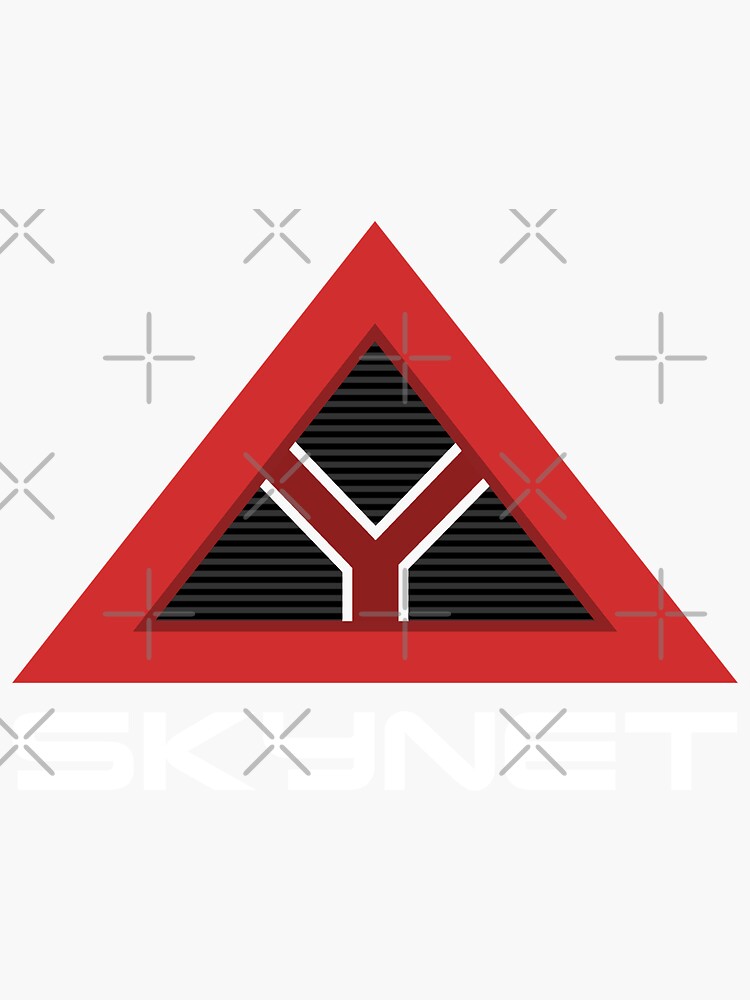 "Skynet Fan Art Logo" Sticker for Sale by alexaldridge | Redbubble