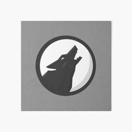 "Lone Wolf - Halo Emblem" Art Board Print for Sale by CSPR-DESIGN ...