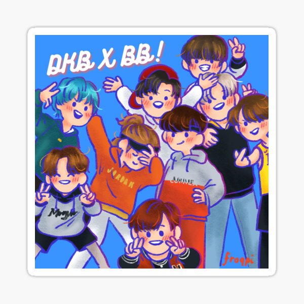 "tell me tell me " Sticker for Sale by froqpi | Redbubble