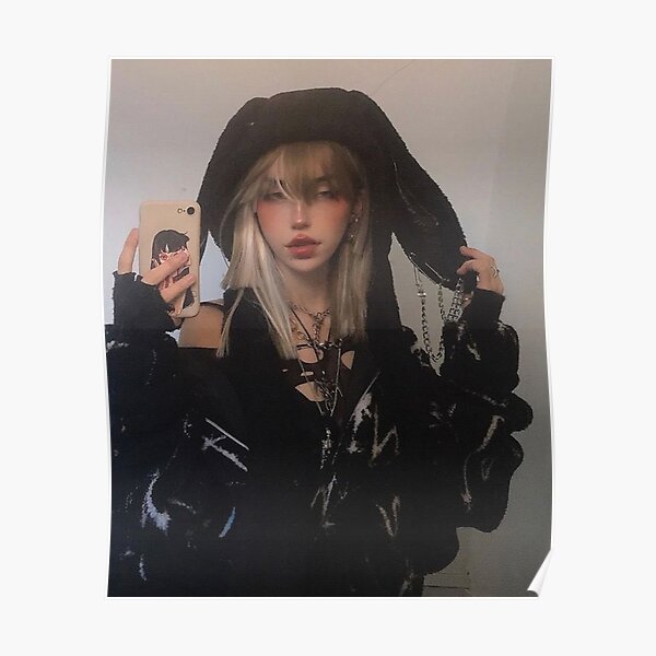 Emo Scene Cutie Poster For Sale By Emoartwork Redbubble