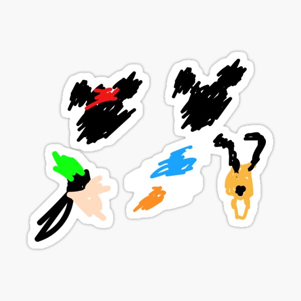 "The Fab 5" Sticker for Sale by DisneyCynic | Redbubble