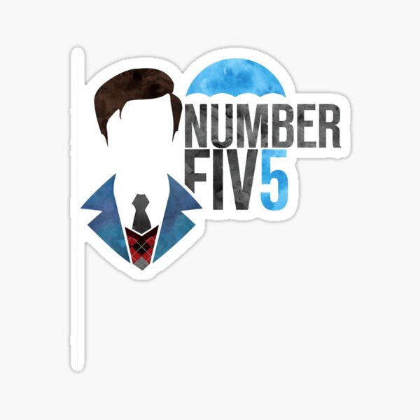 "Number 5 Hi Five Hand Sign Hello Greeting Play Games Academy" Sticker ...