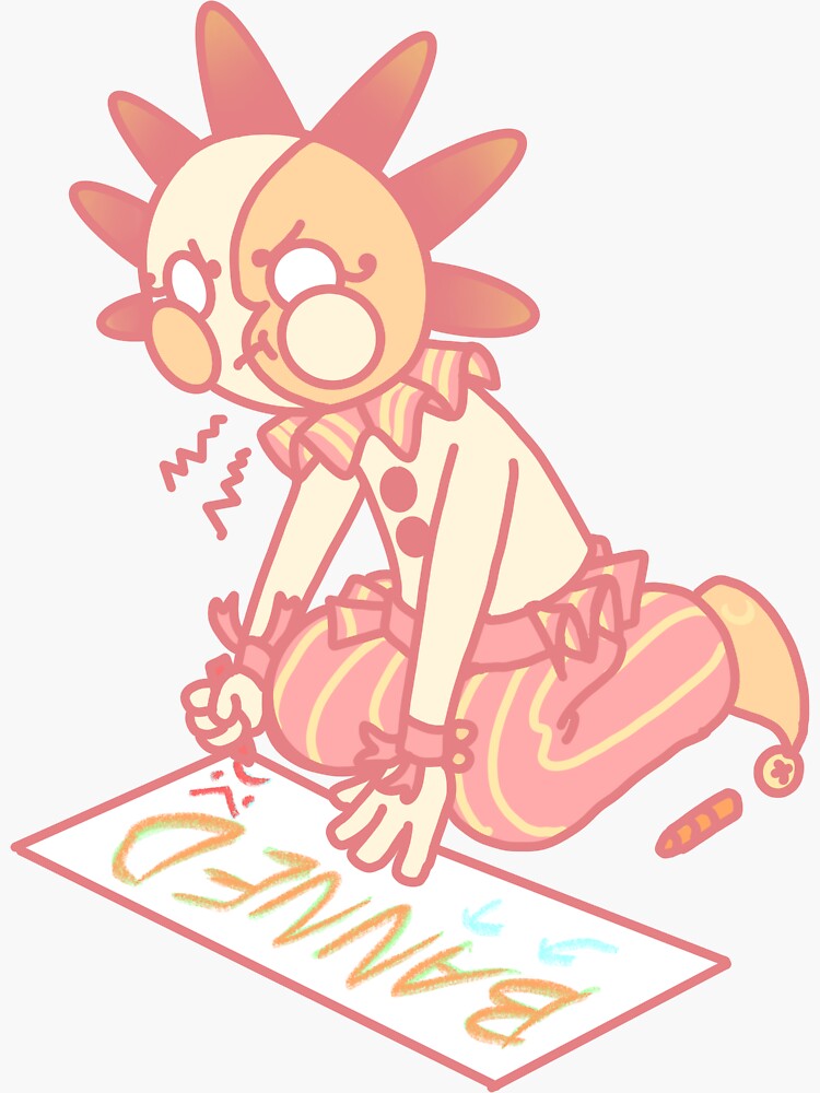 "Chibi Sundrop Banned Sign" Sticker for Sale by ShortAndSad | Redbubble