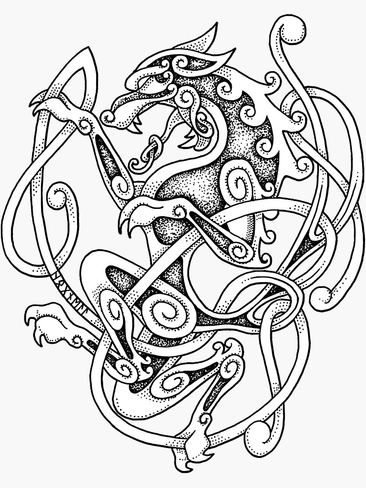 "Varg" Sticker for Sale by Margaretreenlee | Redbubble