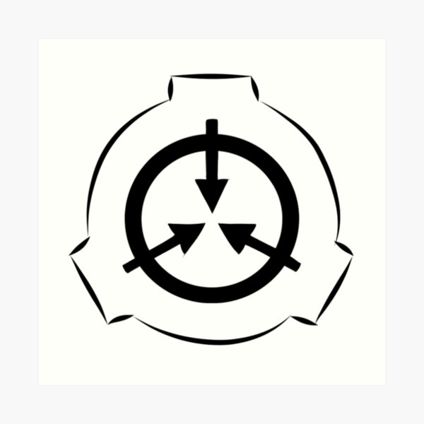 "SCP Foundation Logo Sticker" Art Print for Sale by Radio00 | Redbubble