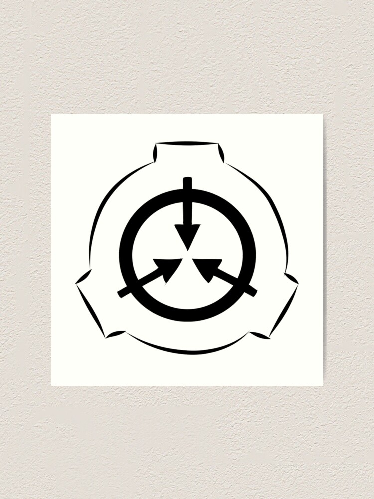 "SCP Foundation Logo Sticker" Art Print for Sale by Radio00 | Redbubble