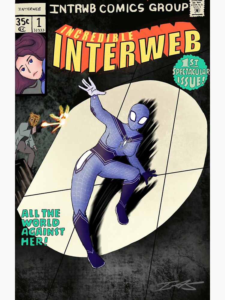 "The Incredible Interweb" Sticker for Sale by InterwebArt | Redbubble