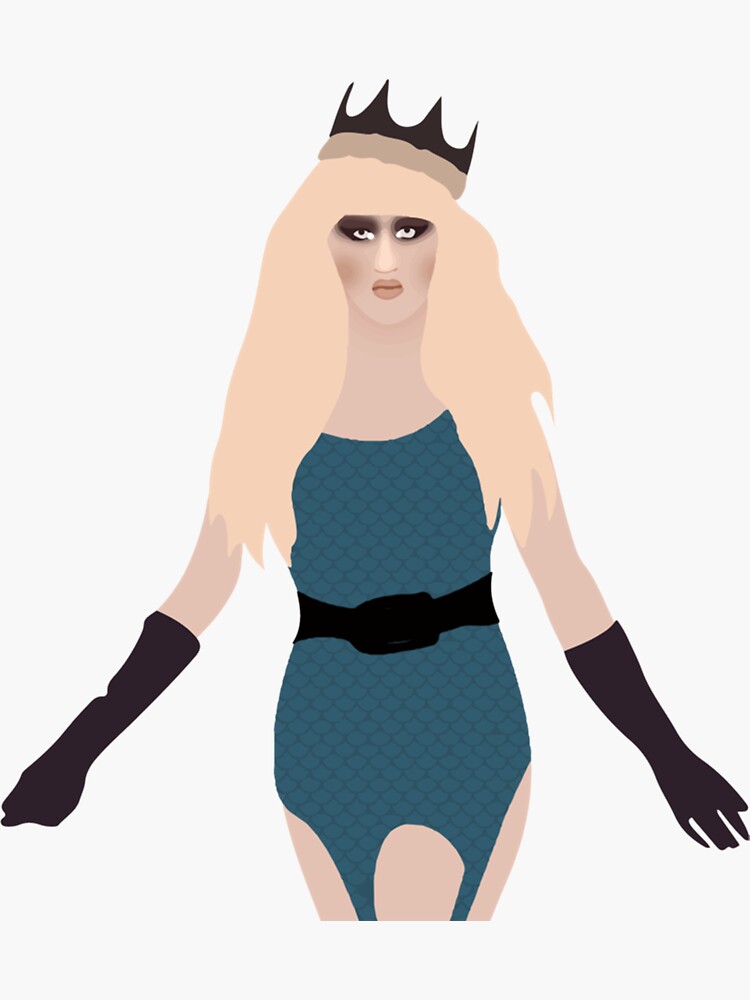 "Adore Delano is a mermaid " Sticker for Sale by PopphiSama | Redbubble