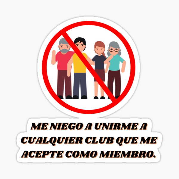 "I refuse..." Sticker for Sale by OmyWomi | Redbubble