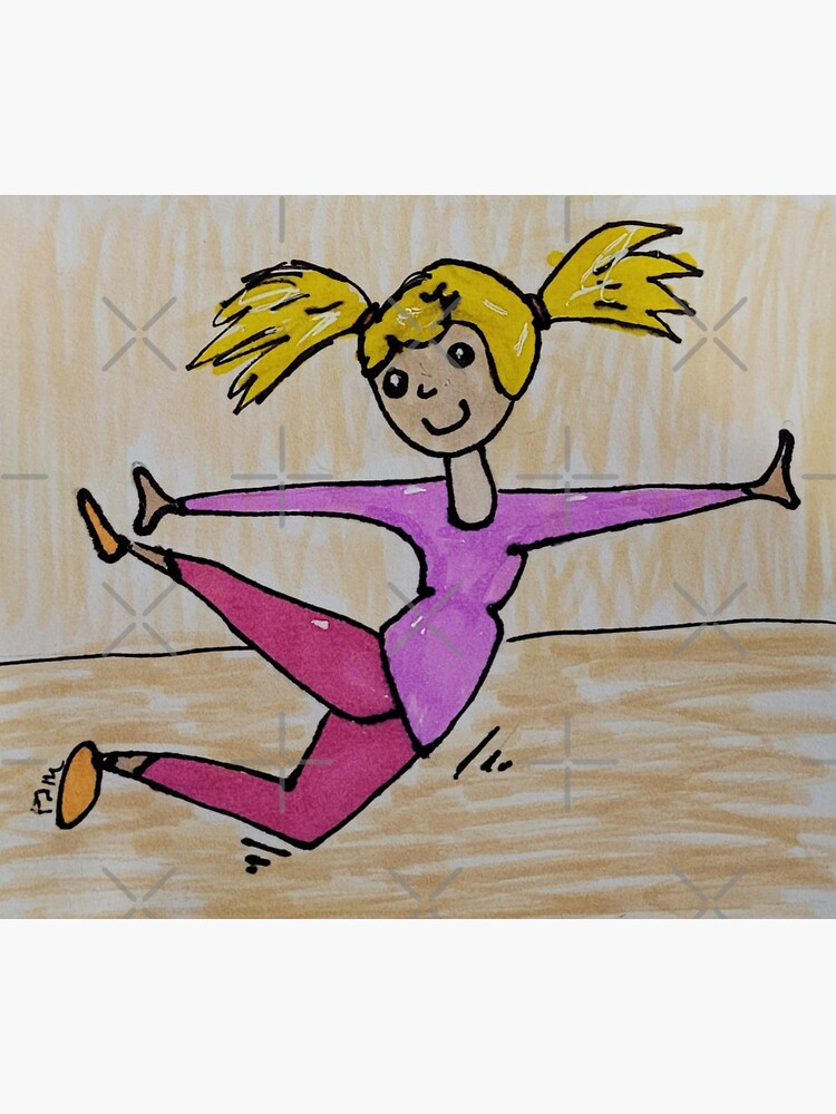 "High Kick!" Sticker for Sale by PJMartinRedShop | Redbubble