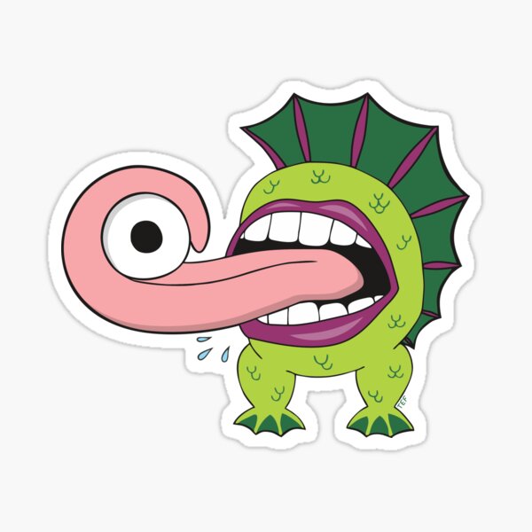 "Monster with Eyeball" Sticker for Sale by Variety-of-Art | Redbubble