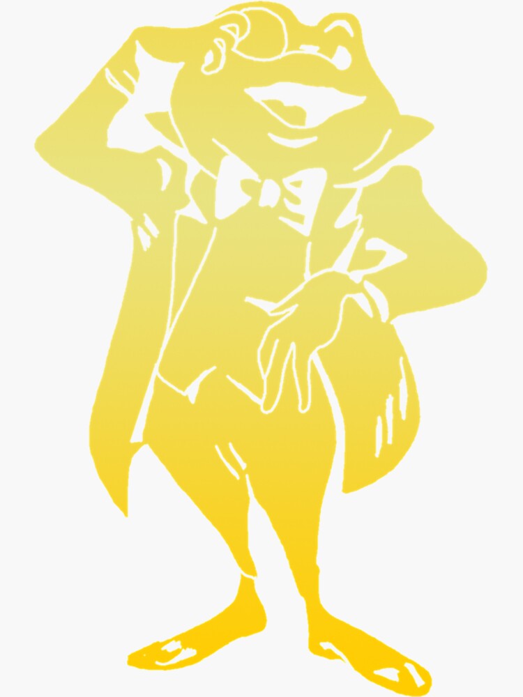"Mr Toad" Sticker for Sale by splettfobeh | Redbubble