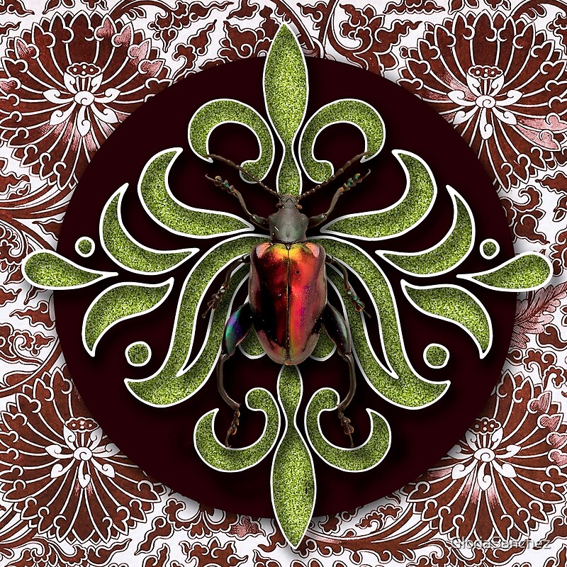 "NEON BEETLE " by GloriaSanchez | Redbubble