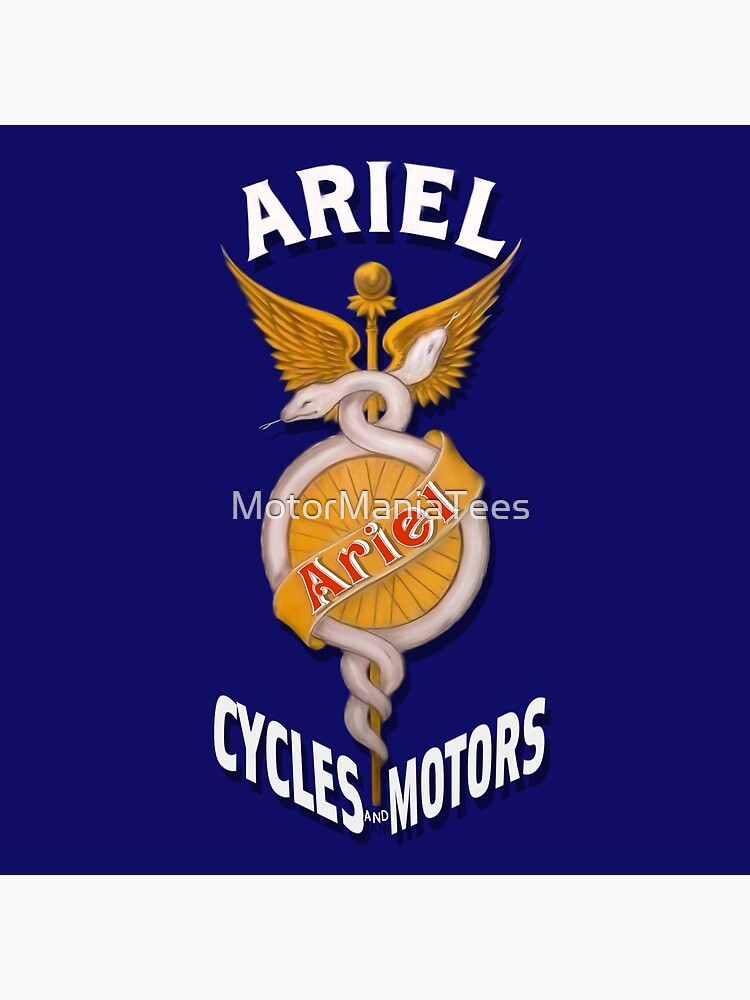 "Vintage Ariel Motorcycles sign recreated but MotorManiac" Poster by ...