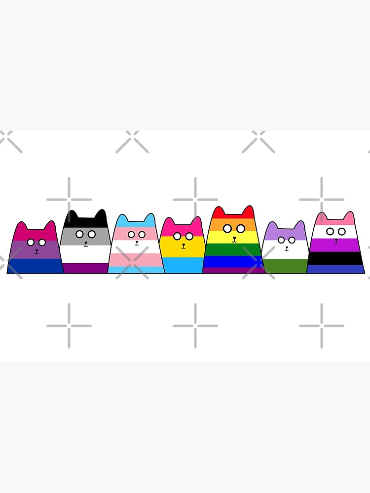 "LGBT cat, pride " Poster for Sale by Kavindo | Redbubble