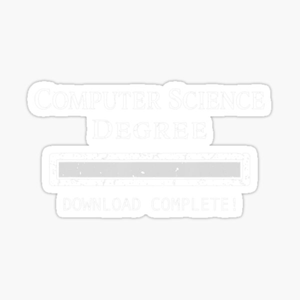 "Computer Science Degree Graduation" Sticker for Sale by ZuyBunnnn ...