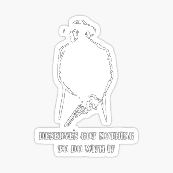 "The Unforgiven" Sticker for Sale by maserjwmc | Redbubble